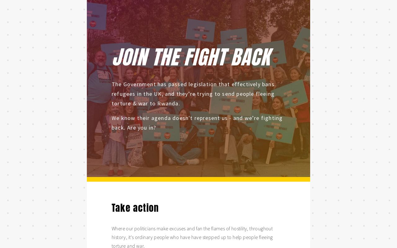 Freedom From Torture Join The Fight Back